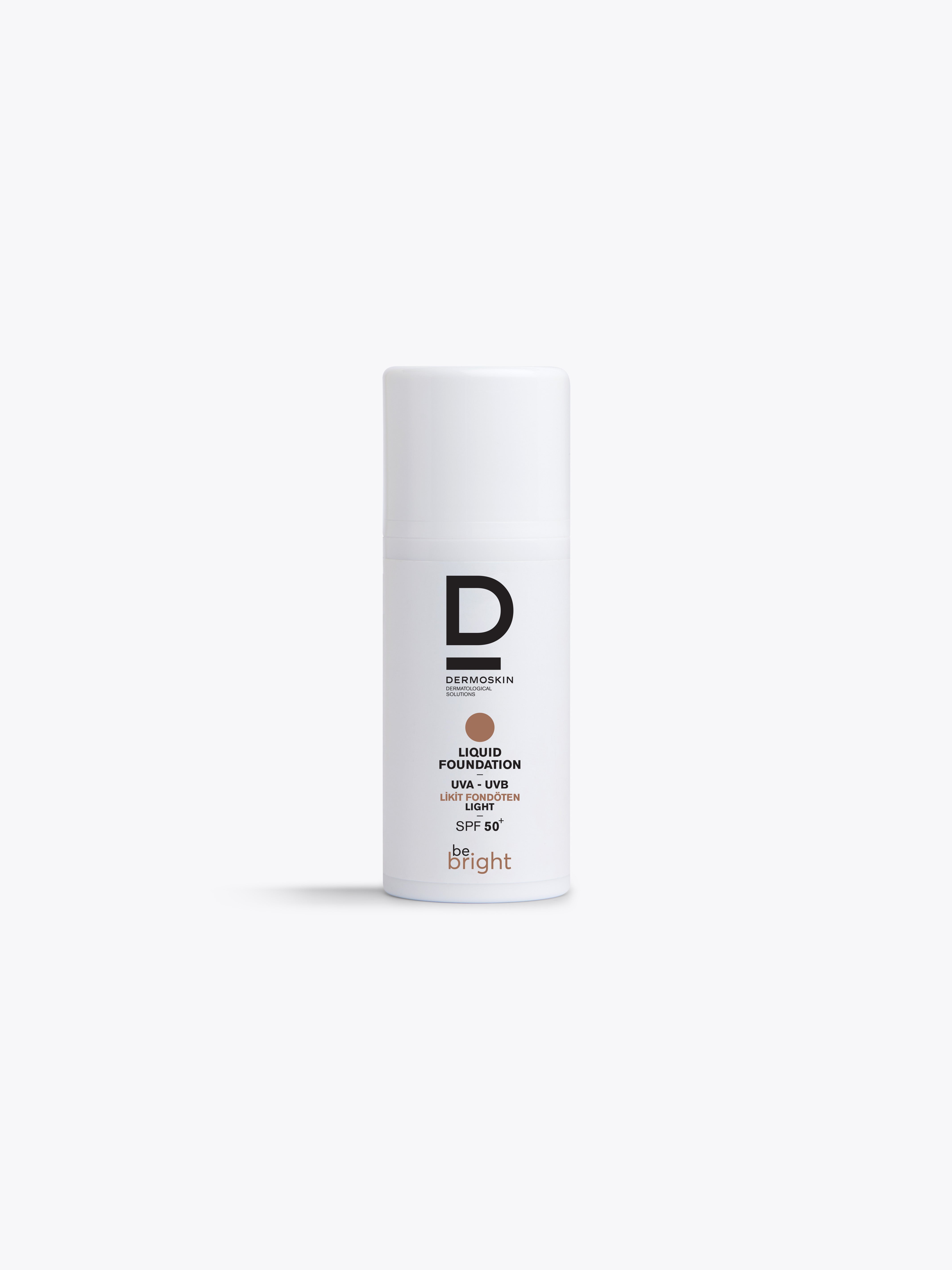 Be Bright Liquid Foundation | Light 33ML – Dermoskin